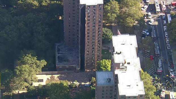 Bronx high-rise partially collapses after boiler room explosion. Video shows entire side of 20 ...