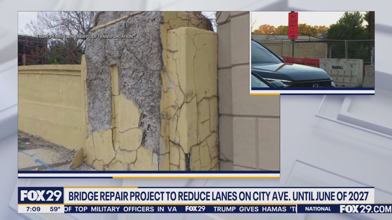 Bridge repair project in Philadelphia will impact local traffic for ...