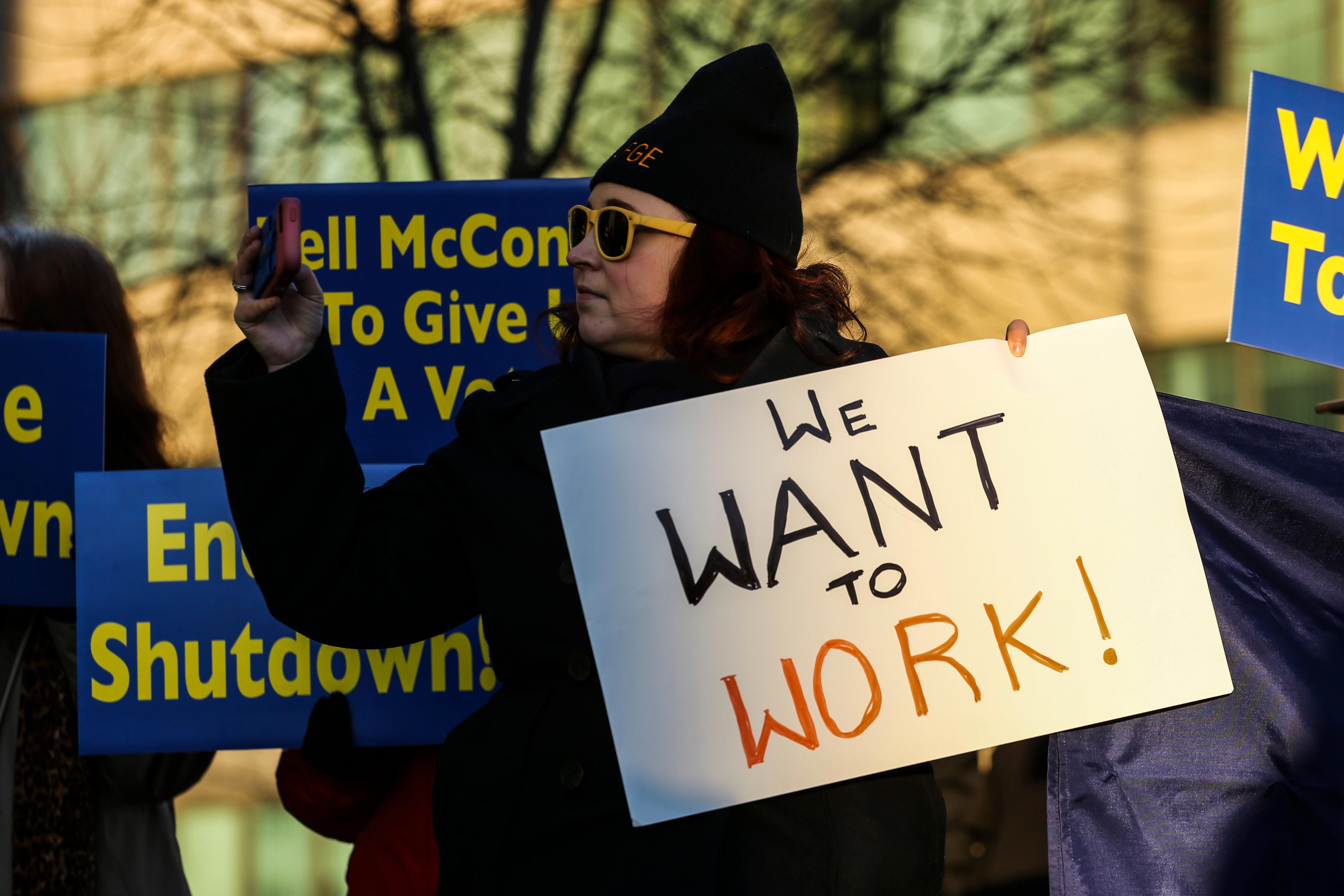 The last government shutdown was in 2018. What happened in Kentucky then?