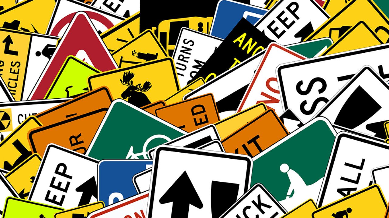 List of road warning signs and their meanings