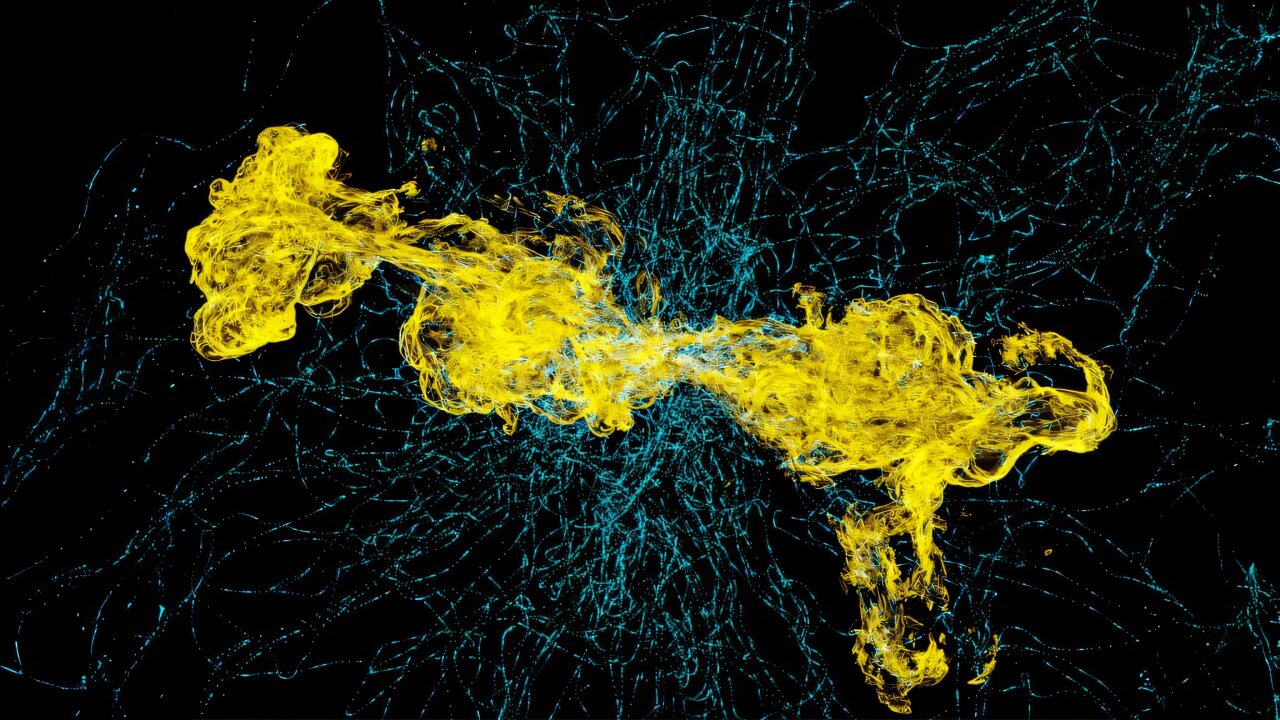 Supercomputer simulations pierce mysteries of galactic nuclei
