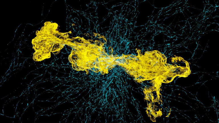 Supercomputer simulations pierce mysteries of galactic nuclei