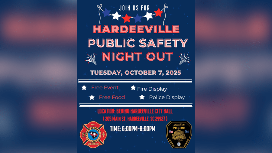 Hardeeville police and fire to host public safety night