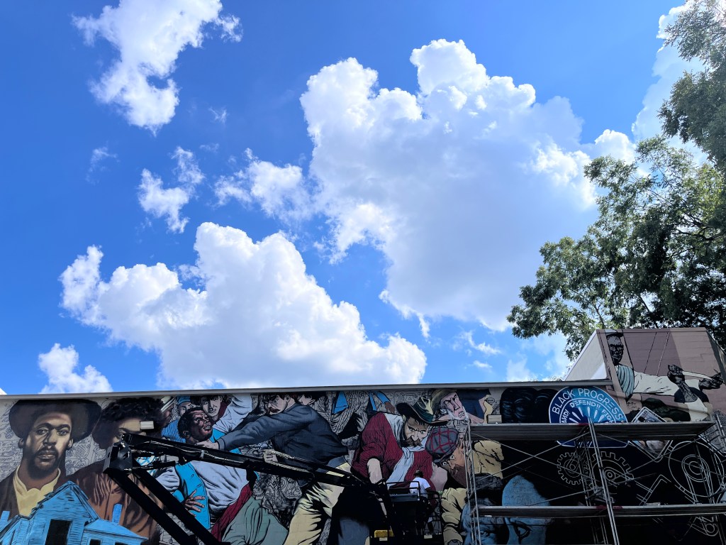 Fabian Williams' mural commemorates 1906 Atlanta race massacre