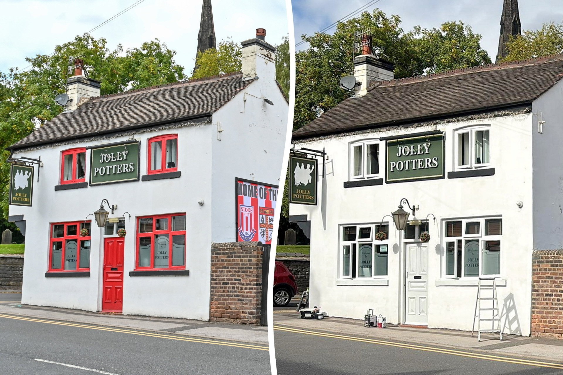 Stoke City pub forced to repaint after one complaint