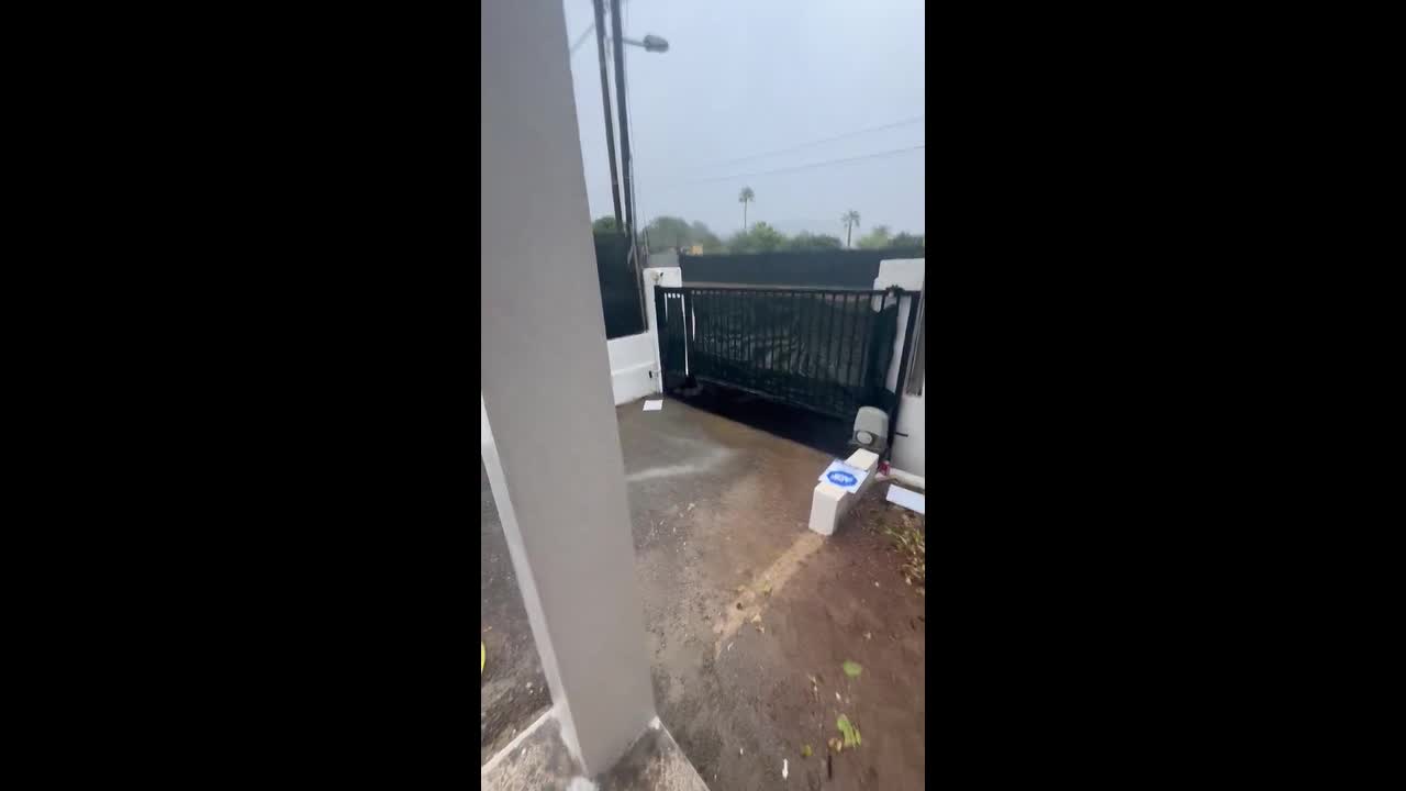 Record rainfall triggers red alert flooding in Ibiza in Ibiza, Spain