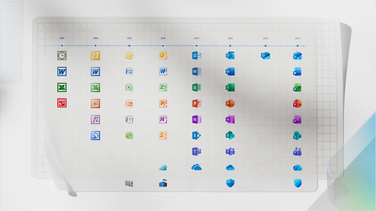 Microsoft’s new Office icons are more curvy and colorful
