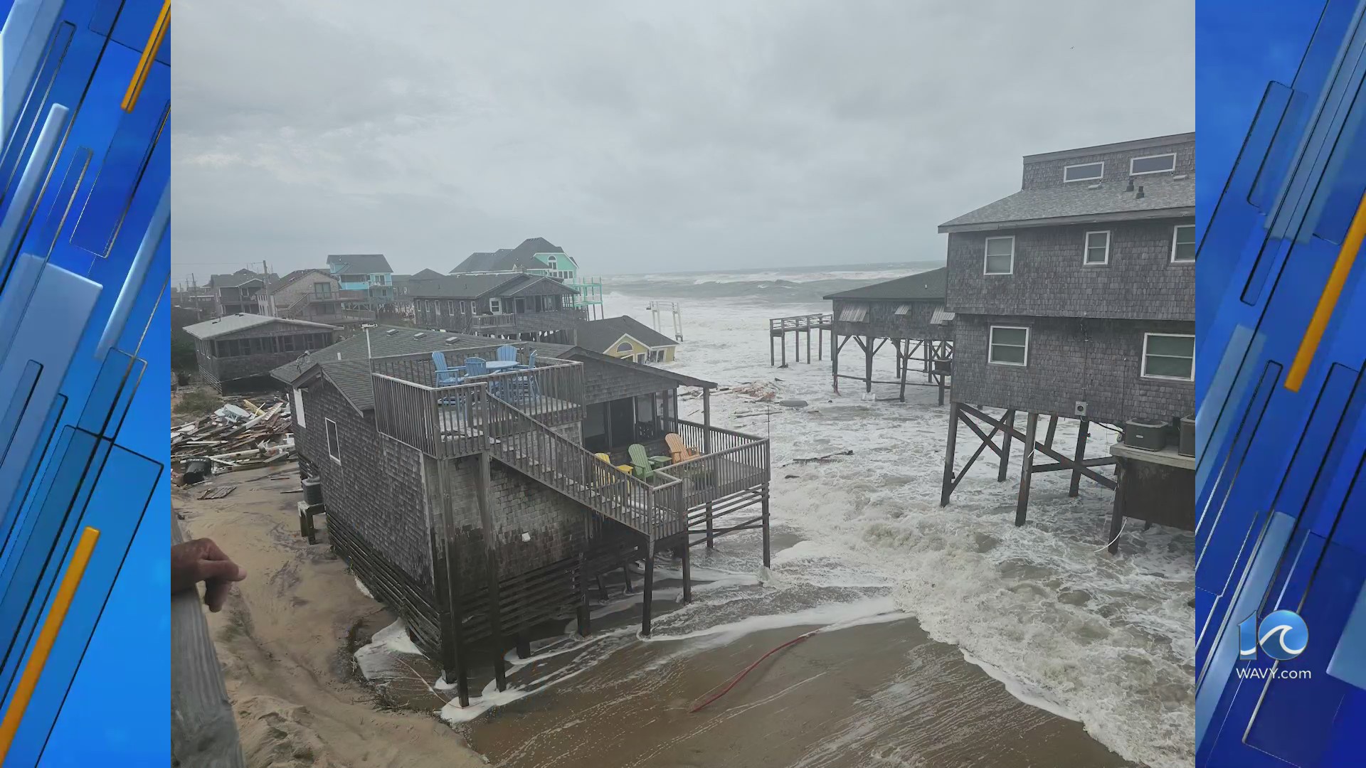6 more homes collapse into ocean in Buxton