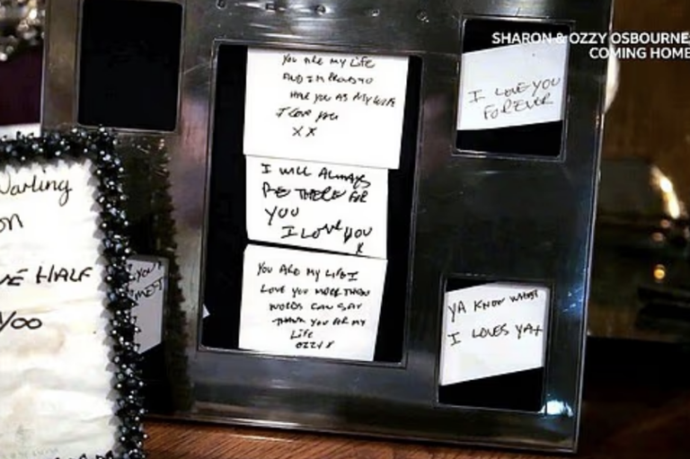 Ozzy Osbourne's emotional final love notes to Sharon revealed in new ...