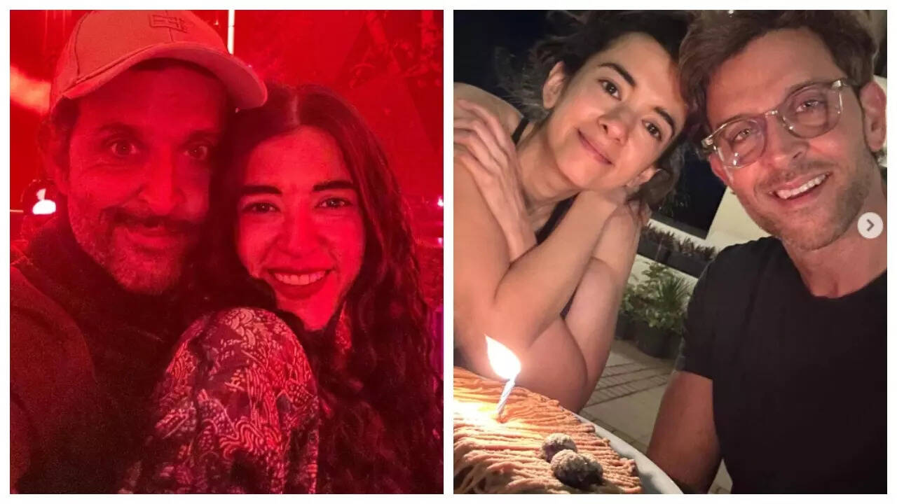 Hrithik Roshan and Saba Azad celebrate 4th anniversary; actor shares ...