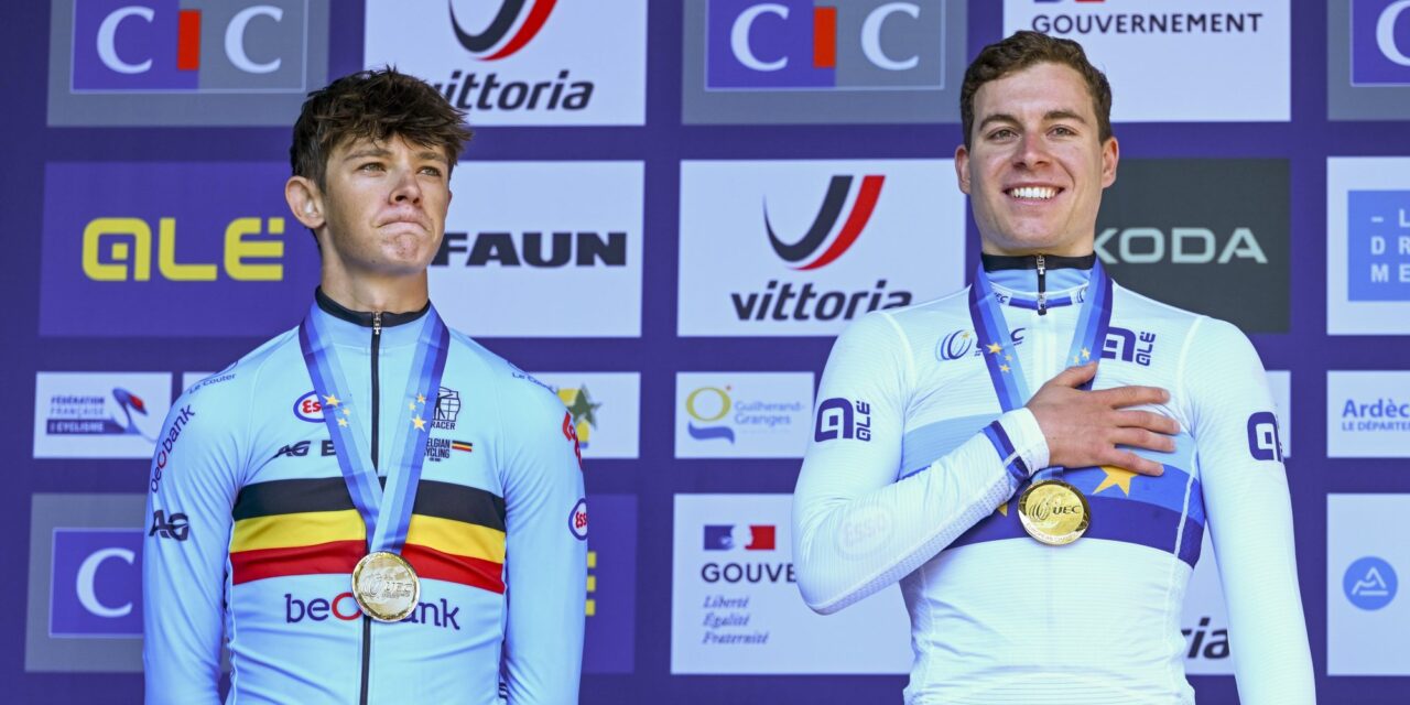 EK 2025: Gouden Vervenne en zilveren Van Kerckhove zorgen voor Belgische hoogdag bij beloften