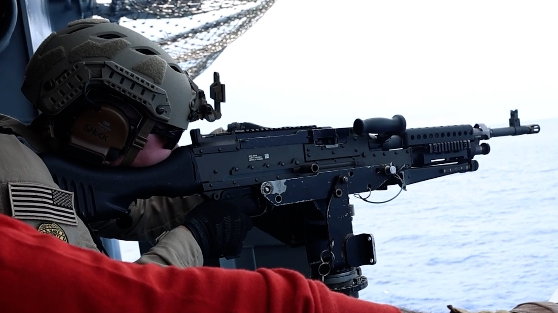 US Navy Live-Firing Exercise From Ship