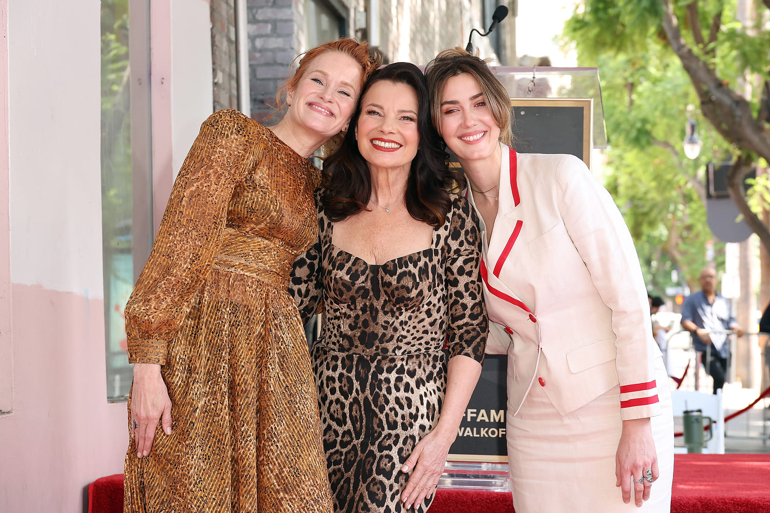 Fran Drescher Gets Walk of Fame Star With 'The Nanny' Co-Stars by Her Side