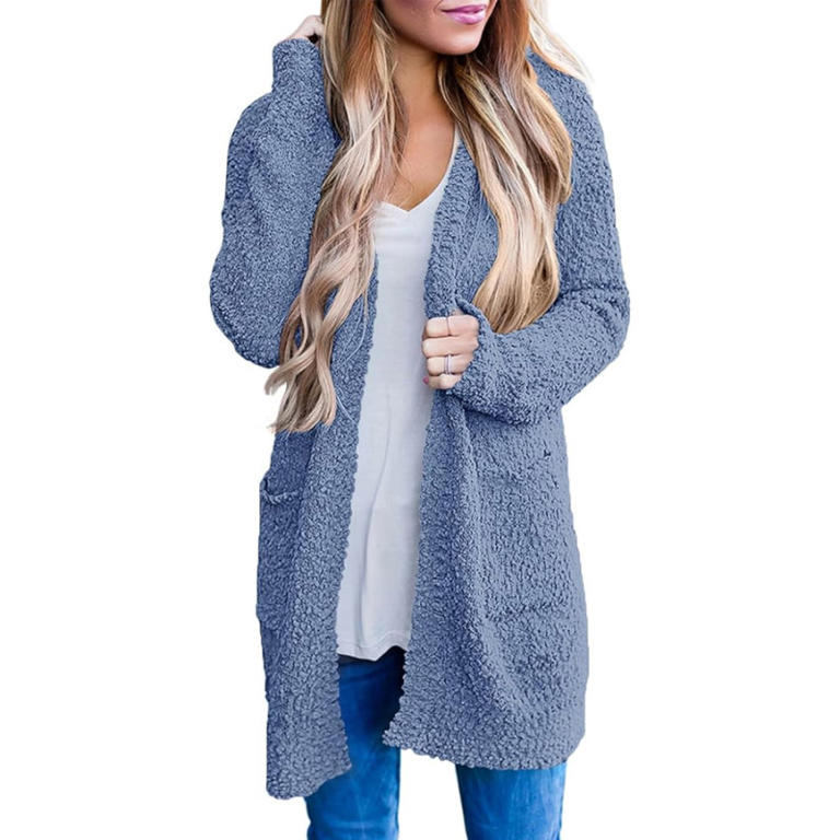 Amazon’s $25 'Fluffy' Long Cardigan Feels Like a 'Big Teddy Bear Hug'