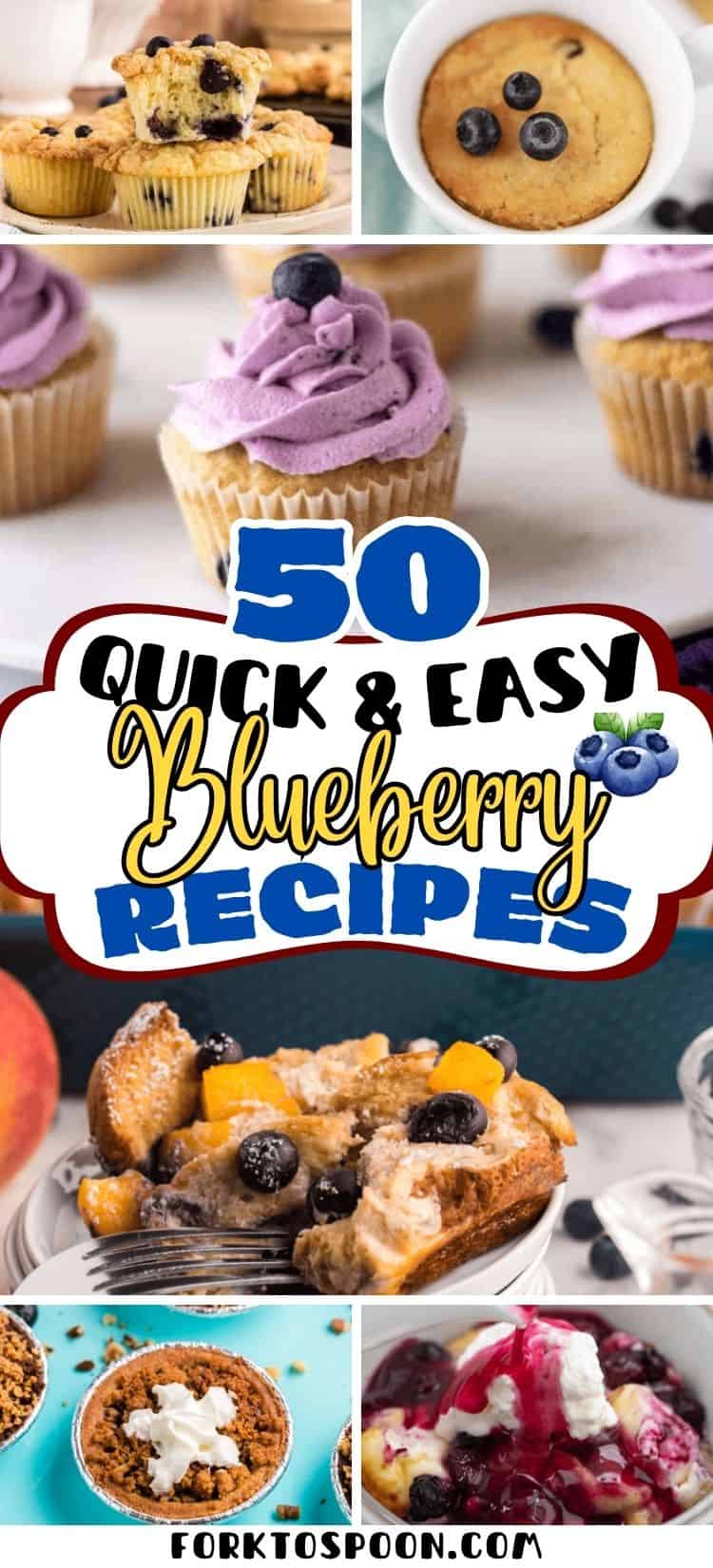 Quick + easy blueberry desserts