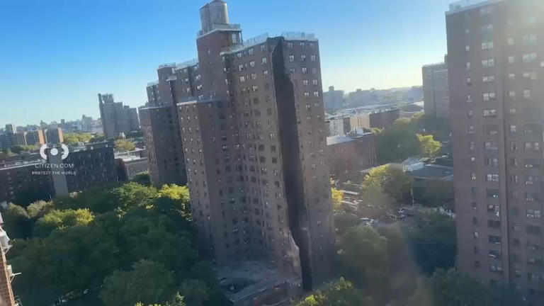Explosion causes collapse at NYCHA Bronx apartment building