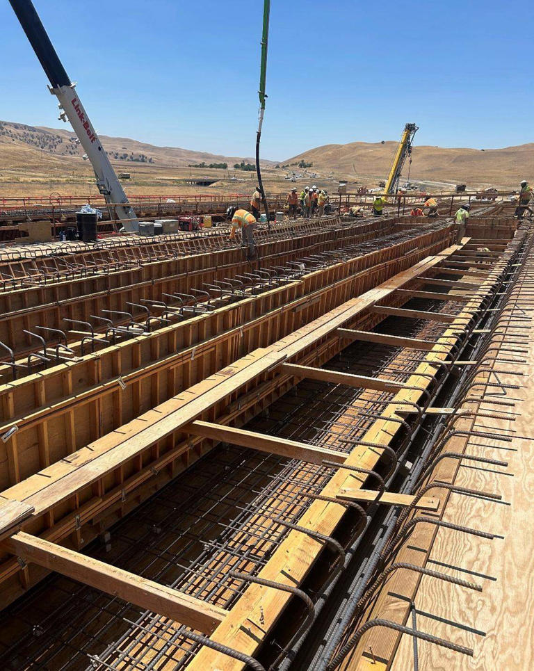 Hwy. 46 construction nears major milestone with bridge work. See photos