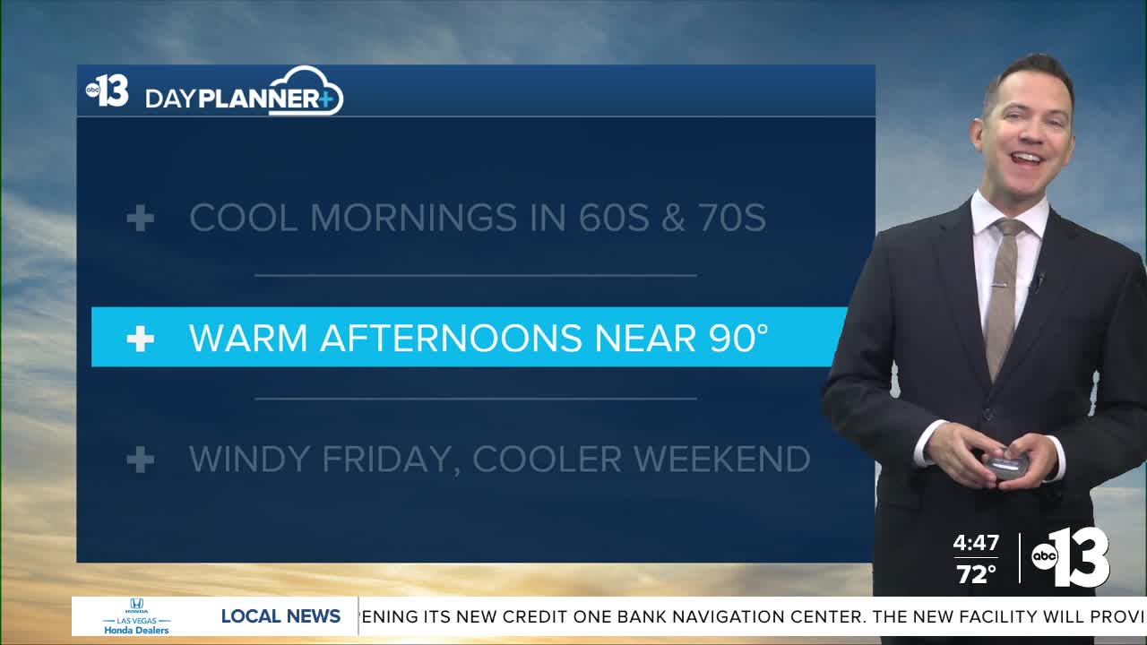 Sunny Days and Cool Nights, Windy Friday