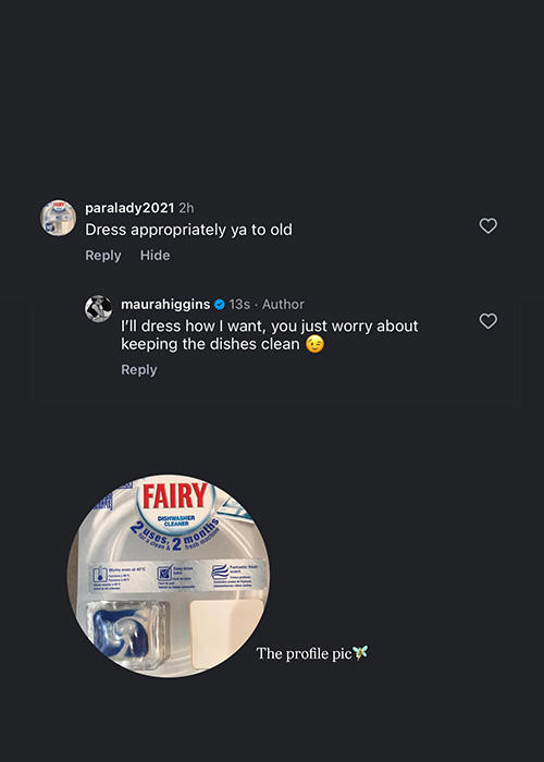 Maura Higgins hits back after being called 'too old' to wear daring dress