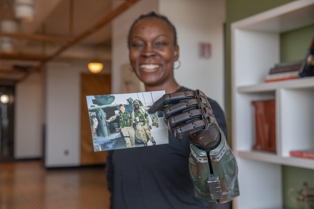 US Army vet becomes first fitted with new ‘hero’ arm inspired by Call ...