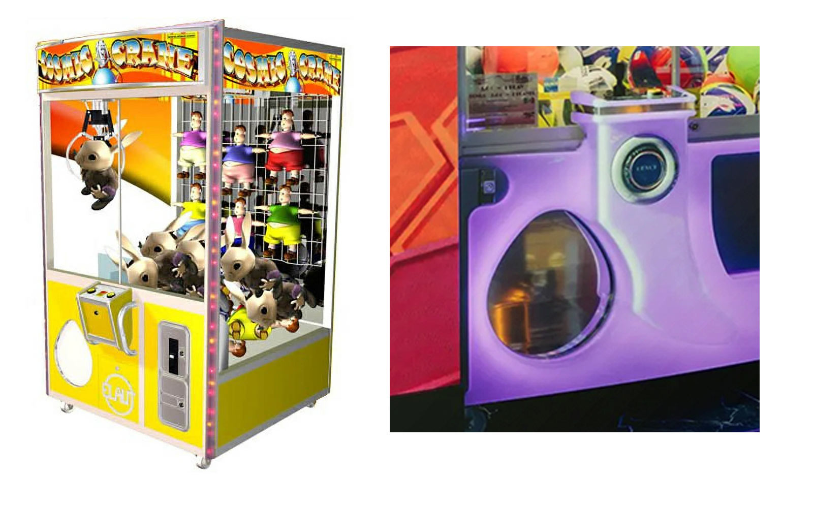 Child rescued from claw machine in arcade