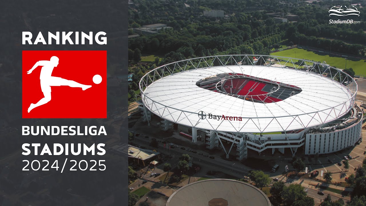 Which stadium tops the list? Bundesliga ranked