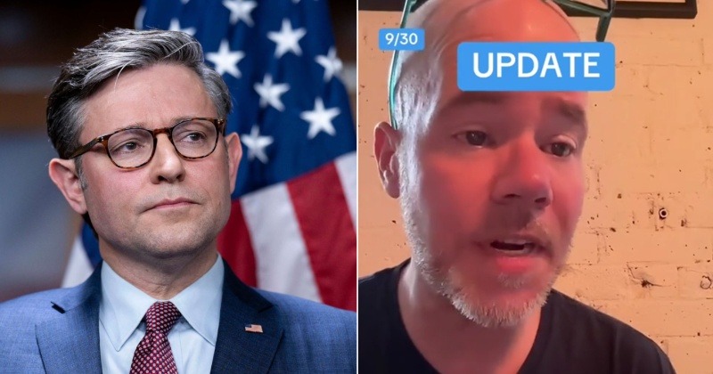 Man claims Mike Johnson's team is after him following Grindr profile leak threat tied to Adelita ...