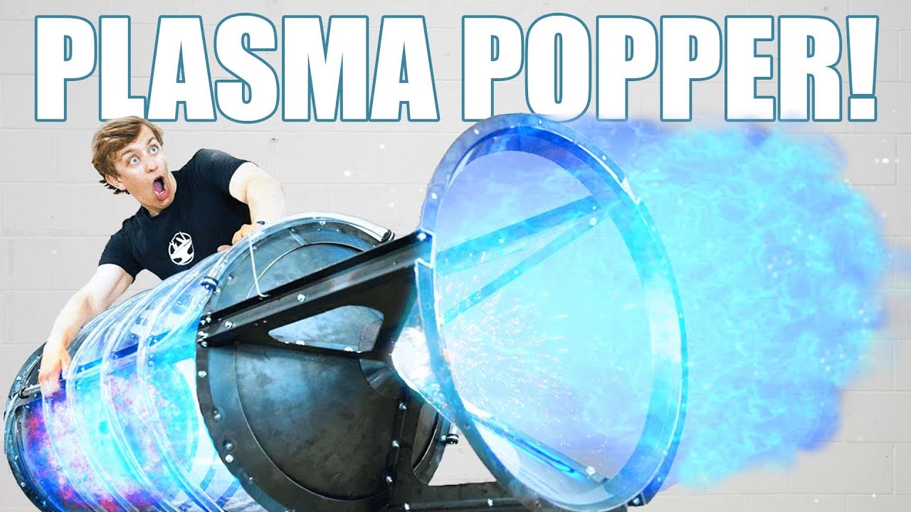 This Homemade Plasma Cannon Fires INSANE Blasts!