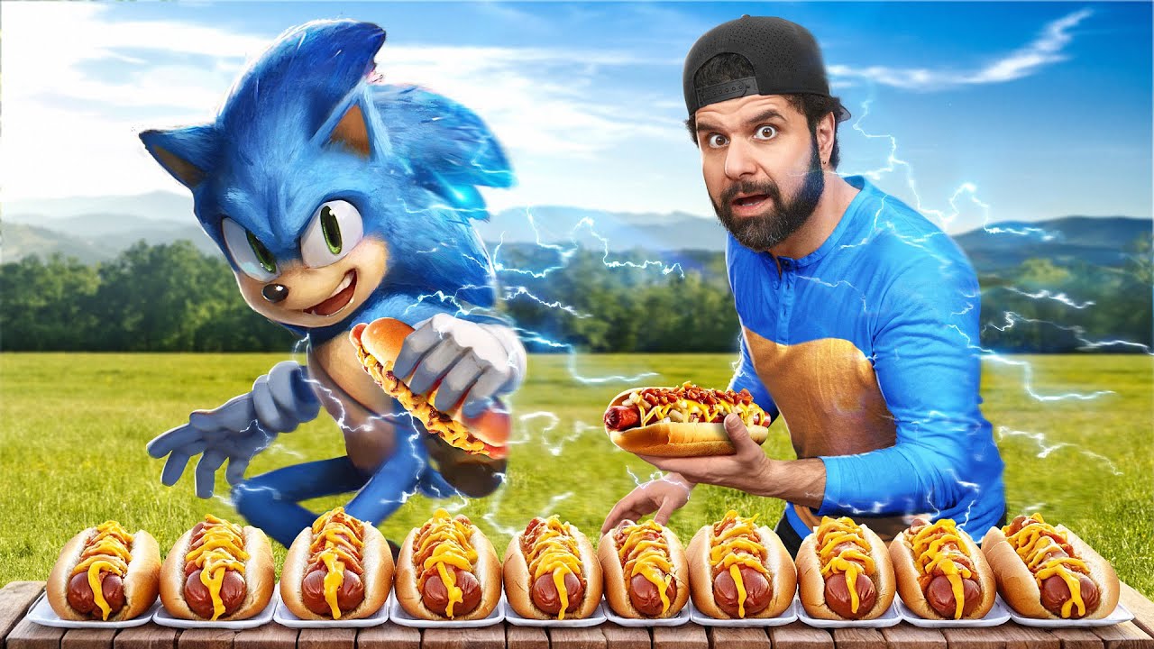 I Ate Only Sonic The Hedgehog Chili Dogs for 24 Hours
