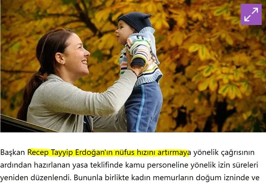 Τα μέτρα που παίρνει η Τουρκία για την αύξηση του πληθυσμού