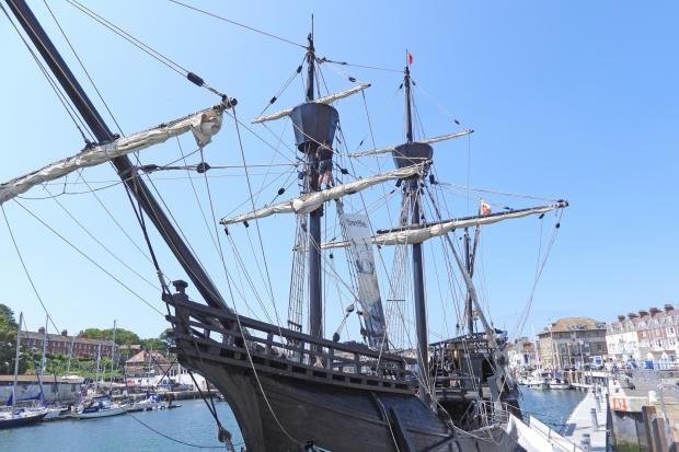All the details as replica of Spanish Galleon to dock TOMORROW