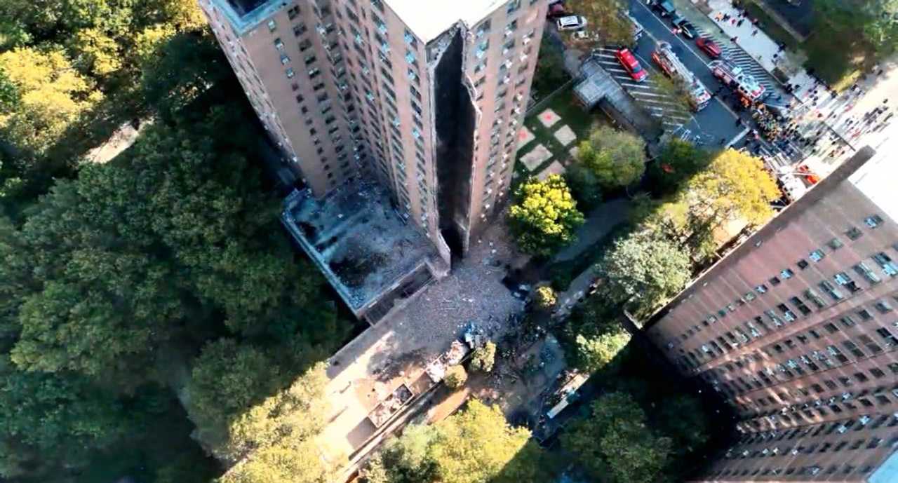 High-Rise Apartment Building Partially Collapses In The Bronx After ...