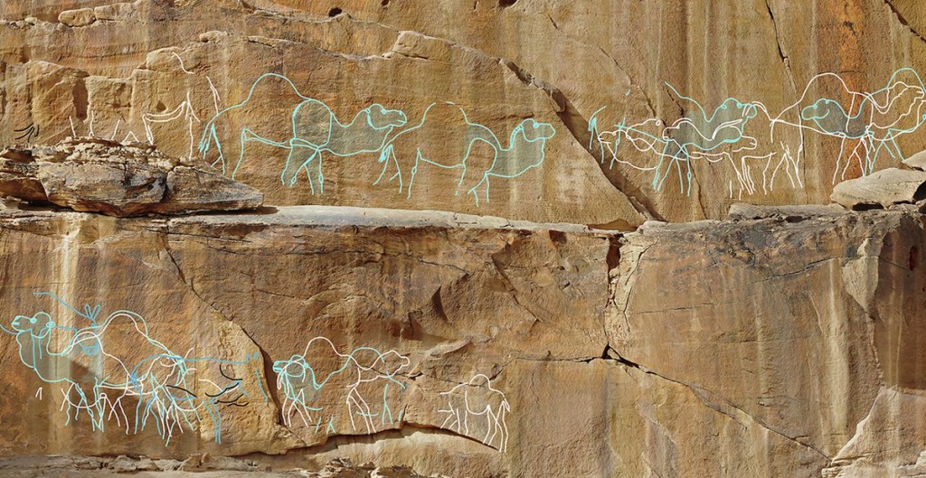 12,000-year-old rock art acted as ‘an ancient road sign’