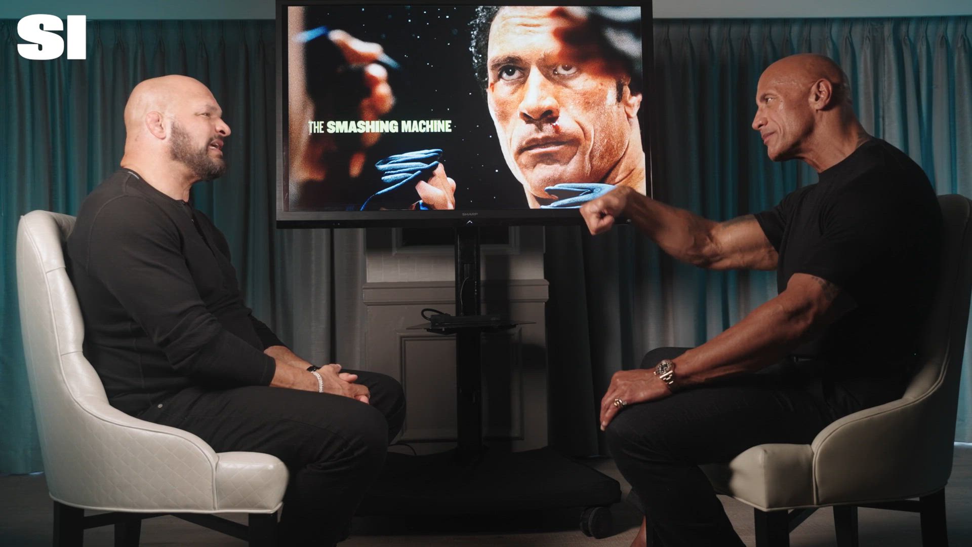 The Rock & UFC Legend Mark Kerr Rewatch Iconic WWE, UFC Moments ...