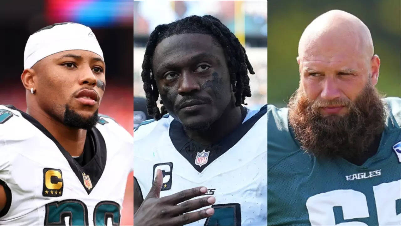 Saquon Barkley’s daughter Jada and Brandon Graham’s daughter Emerson ...