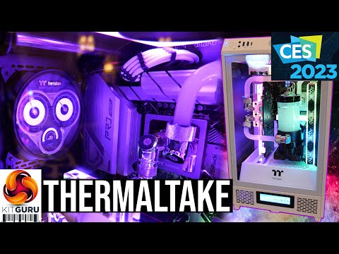 CES 2023: THERMALTAKE Cases, Memory, RAM, Builds, Desks!