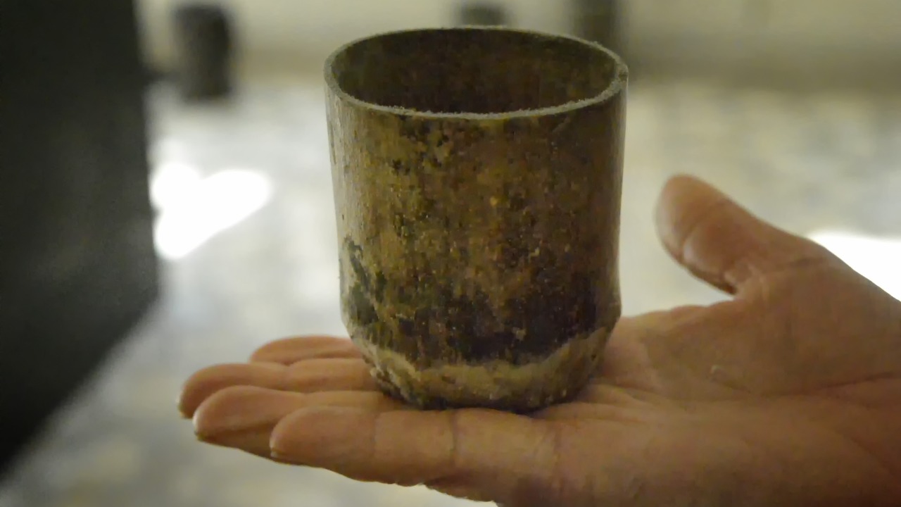 Ancient cup may hold earliest mention of Jesus Christ