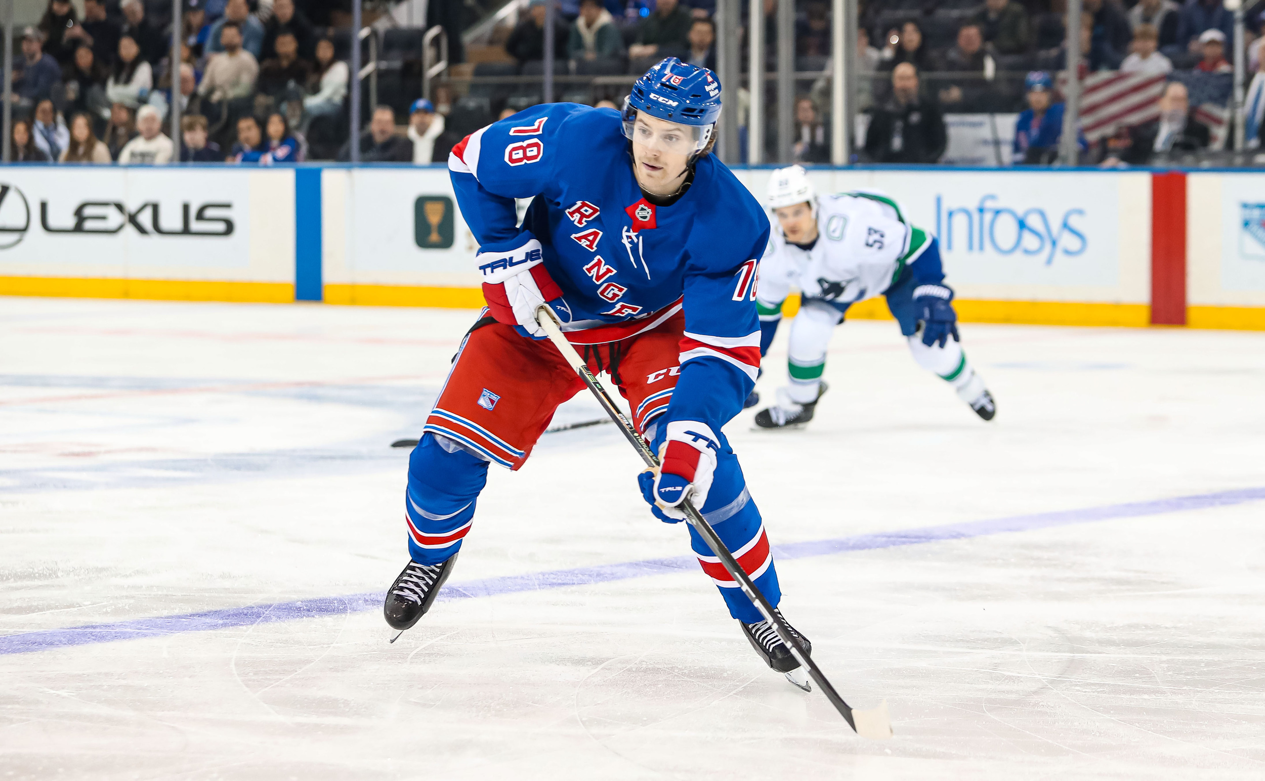Third line remains in flux for Rangers as former promising prospect ...
