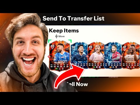 I packed 10 x fire vs ice versus players in an FC 24 pack opening!