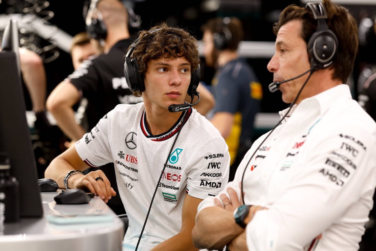 Mercedes F1 boss Toto Wolff issues Kimi Antonelli statement