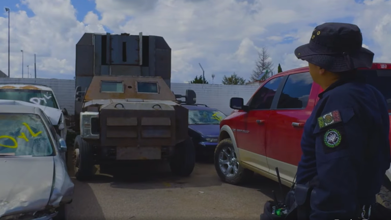 Seized cartel ‘monster’ truck had gunports, .50-caliber machinegun