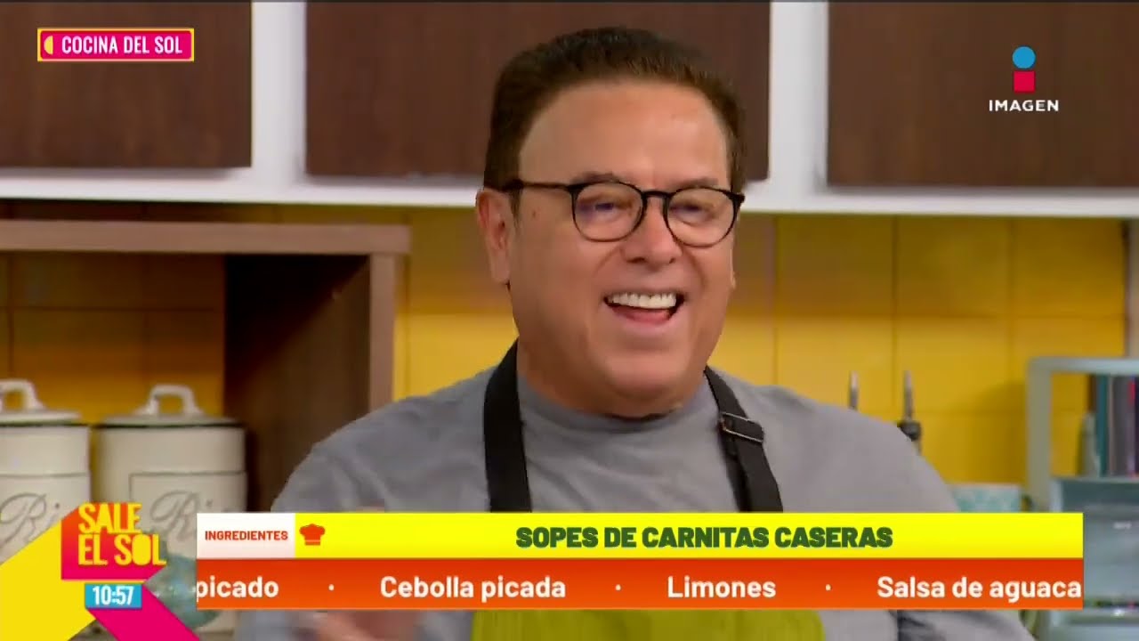 ¡Receta de sopes de carnitas caseras con Mario Bezares, la chef Ingrid ...
