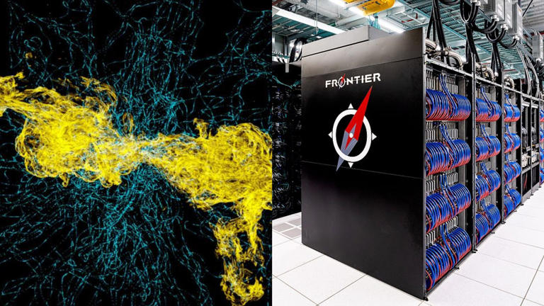 World’s fastest supercomputer simulates black hole jets shaping galaxy ...