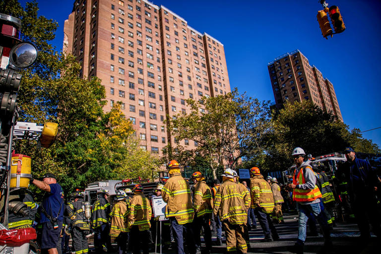 NYC apartment building partially collapses, ripping massive hole in ...