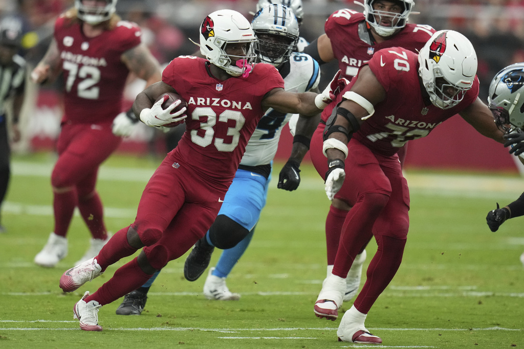 Cards place Trey Benson on injured reserve with knee injury; running ...