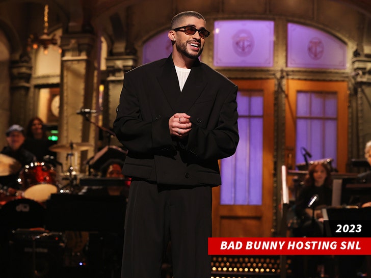 Bad Bunny Dines with Marcello Hernández Ahead of 'SNL' Hosting Gig