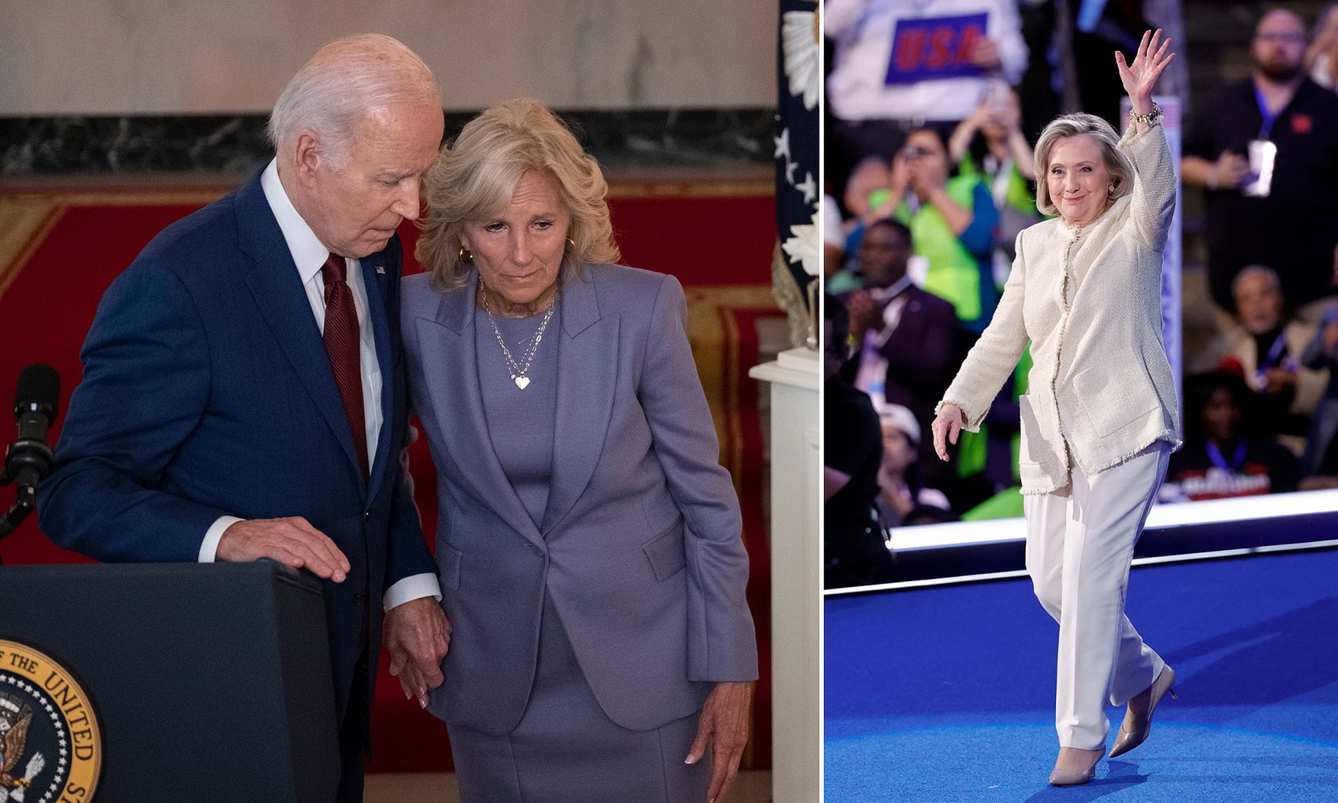 Ailing Joe Biden, 82, required flash cards to recognize HILLARY CLINTON ...