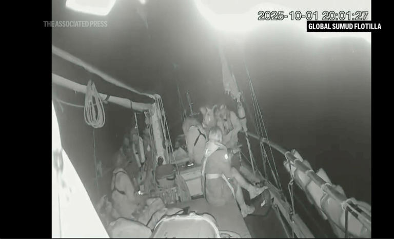 Activists say Israeli navy has begun intercepting a Gaza-bound aid flotilla