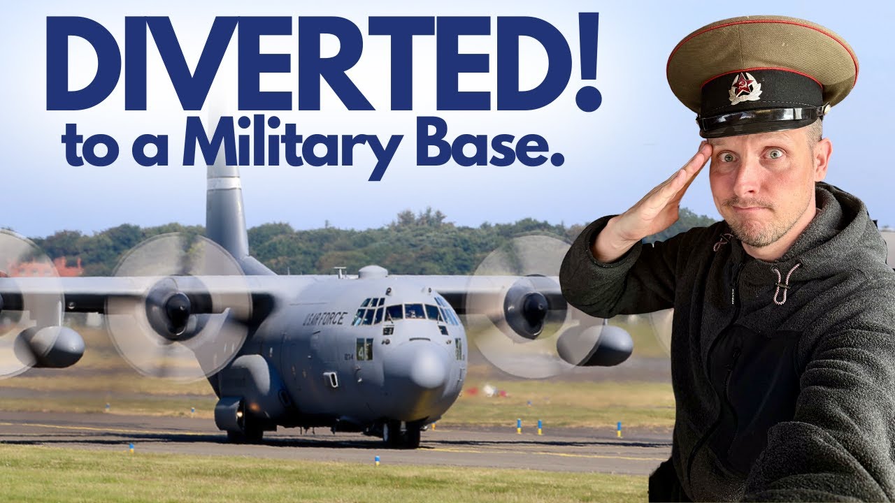 Diverted to a military airport in the middle of nowhere!