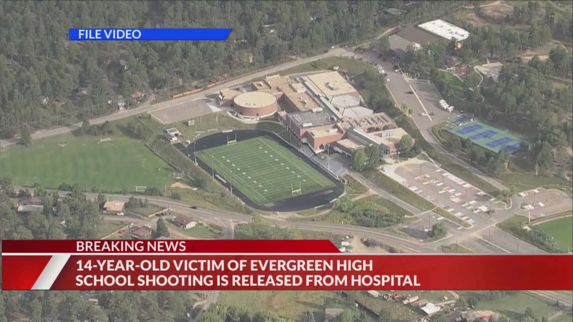 14-year-old shot at Evergreen High School released from hospital